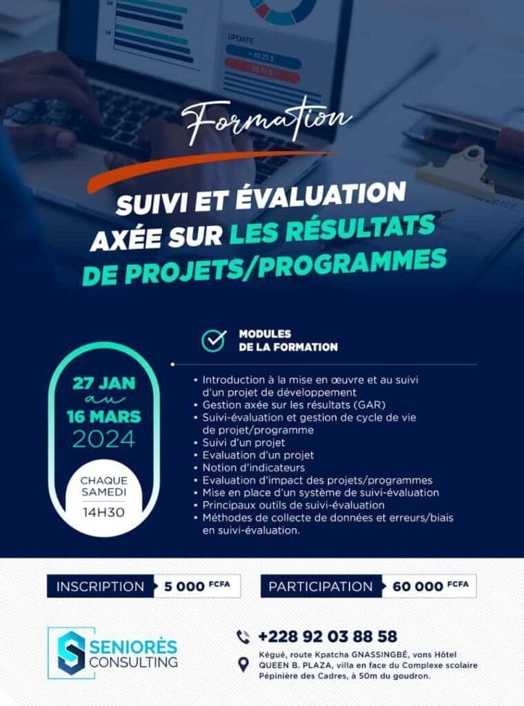 Formation En Suivi Et évaluation Axée Sur Les Résultats De Projets ...