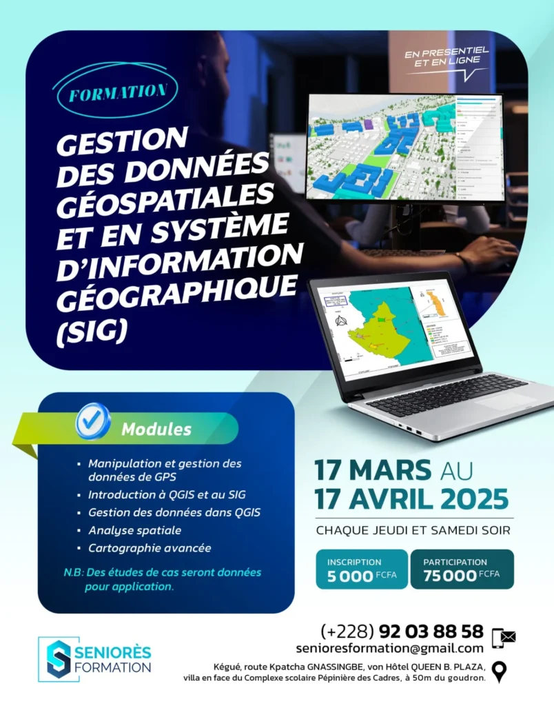 Formation En Gestion Des Données Géospatiales Et En Système D ...